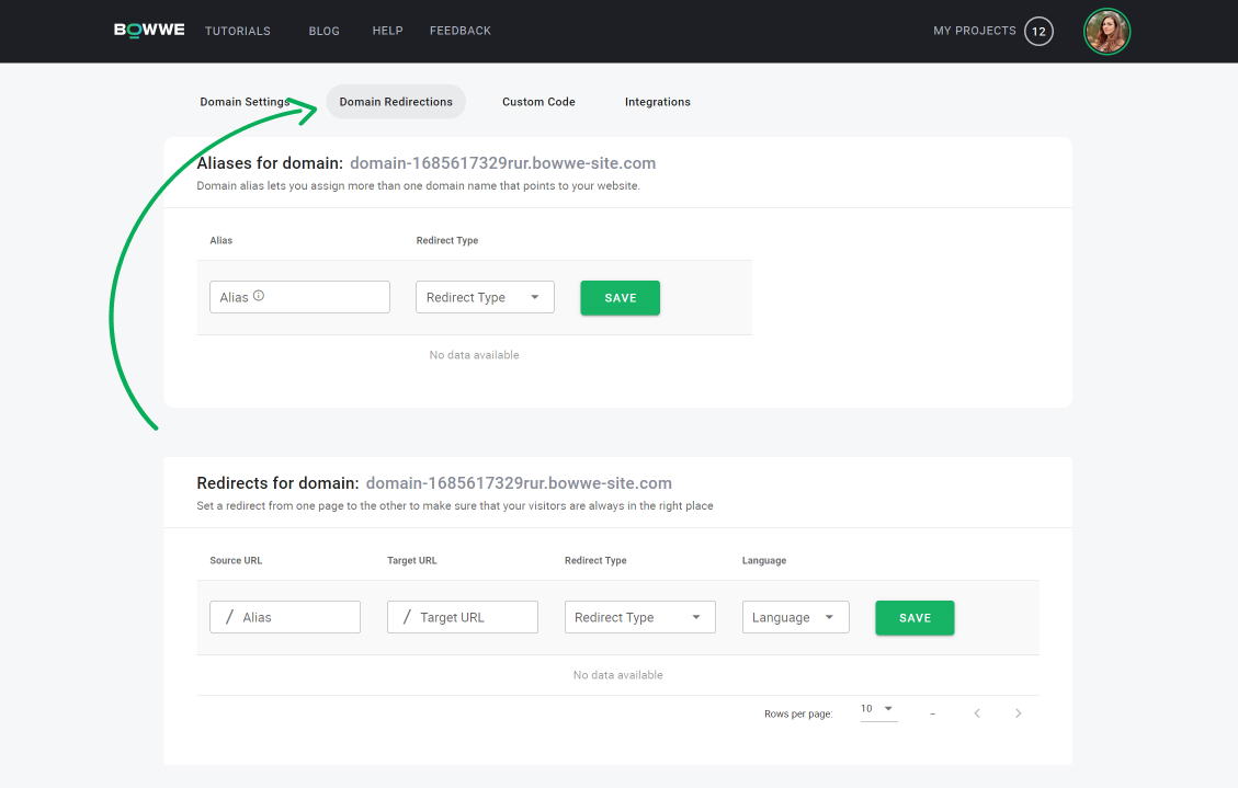 How to edit the URL of your website?